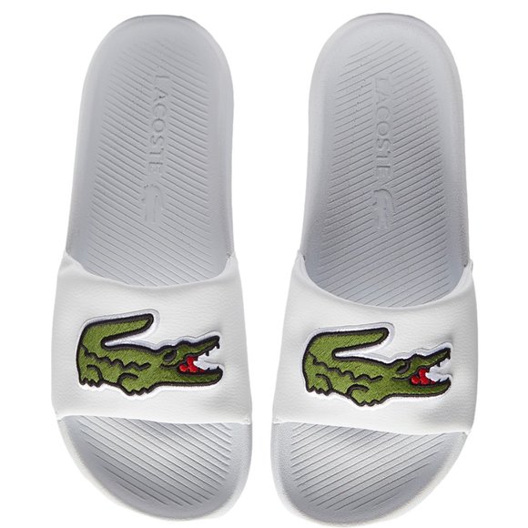 Lacoste | Shoes | New Lacoste Croco Big Croc Slide Slides Sandals 39 ...